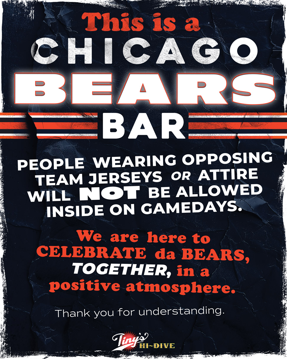 DA BEARS DEN - Tiny's Hi-Dive